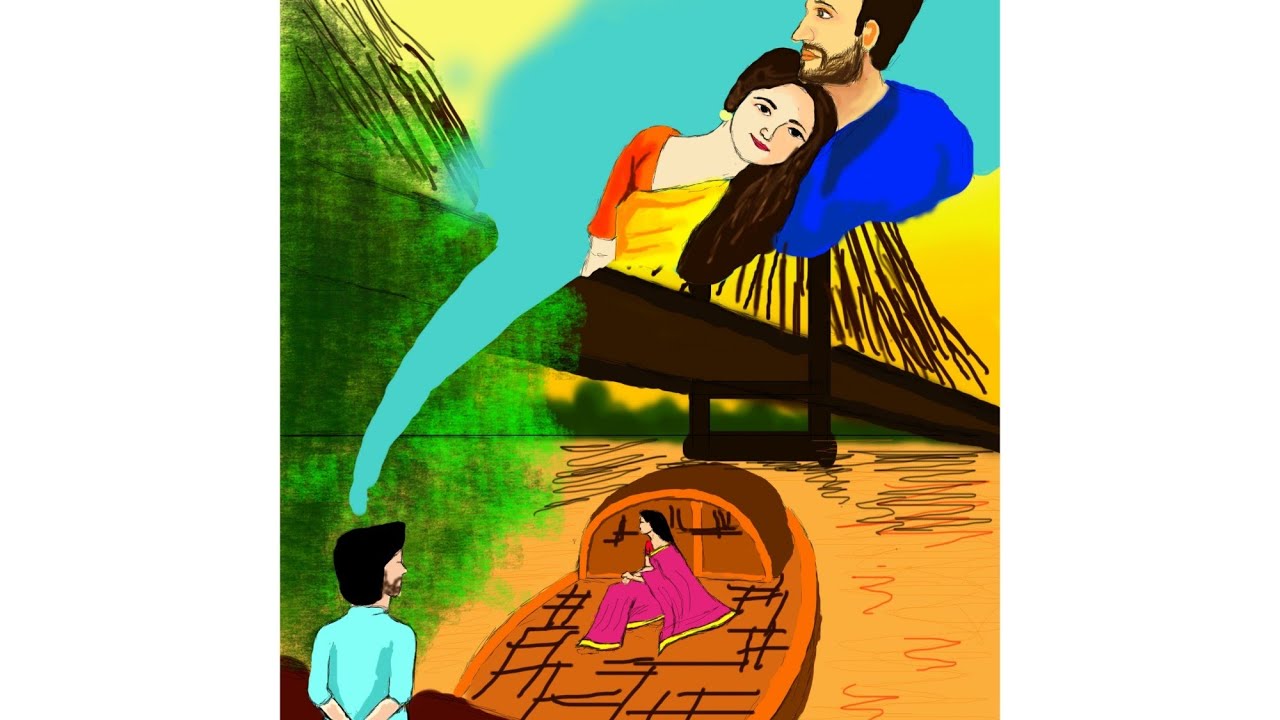 Love drawing | drawing for love one | I love you || digital drawing ...