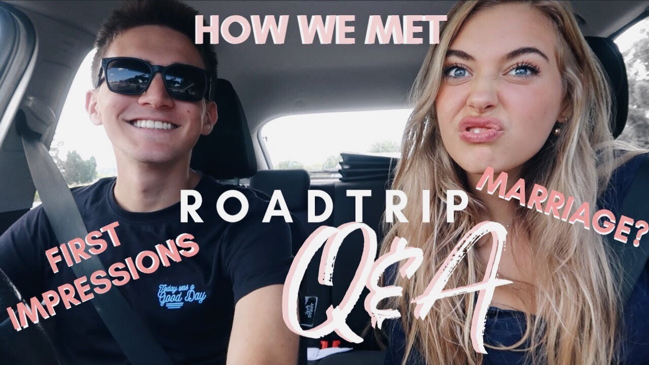 How We Met, First Impressions + Marriage? ROAD TRIP Q&A PART 1 - YouTube
