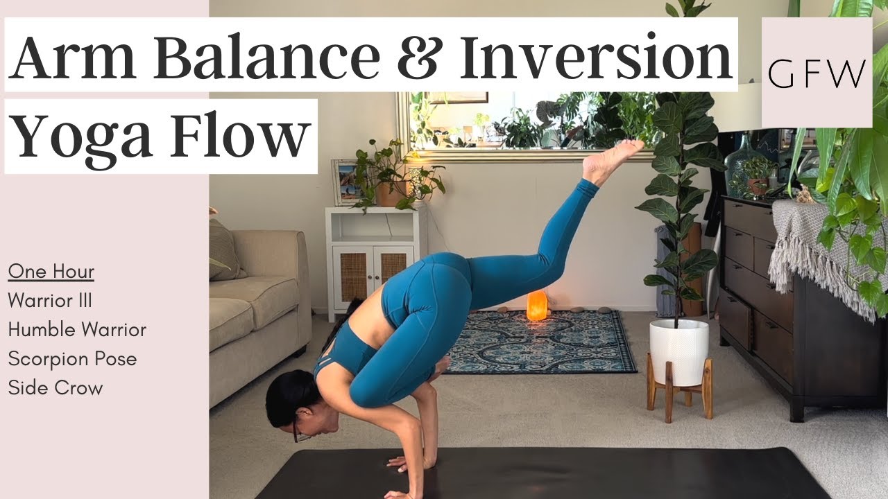 Fun Power Yoga Flow | One Hour | Standing Balancing, Side Crow, Flying ...