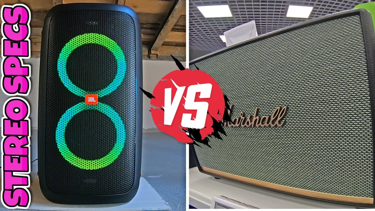 JBL PARTYBOX 100 vs MARSHALL Stanmore II | Big Portable Speaker Battle ...