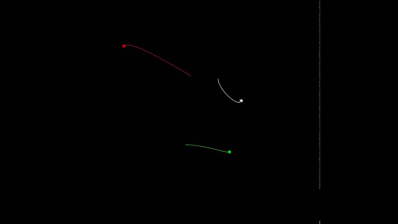 Three-particle springs system - YouTube