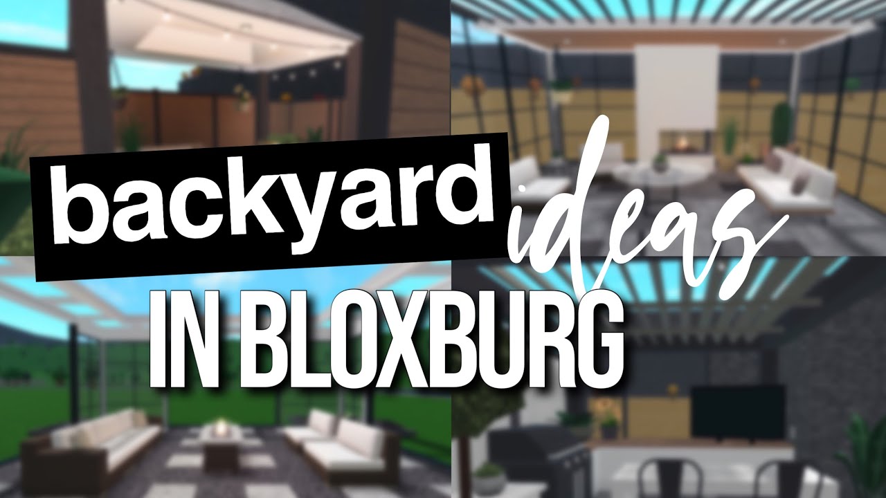 Four Backyard Ideas - Welcome to Bloxburg: ROBLOX - YouTube