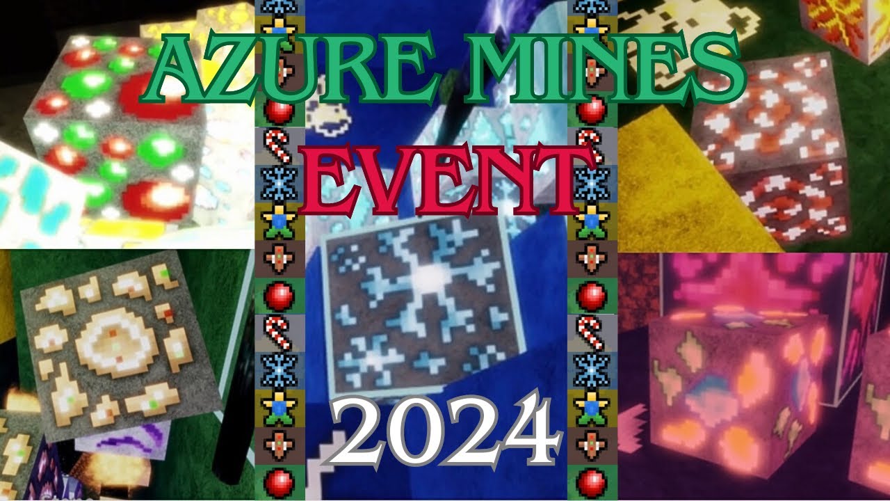 How to get all the Winter Event Ores in Azure Mines ROBLOX - YouTube