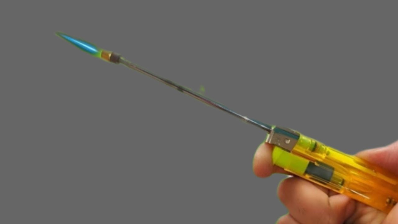 How to make a small and sharp torch-How to make mini gas-get metal ...