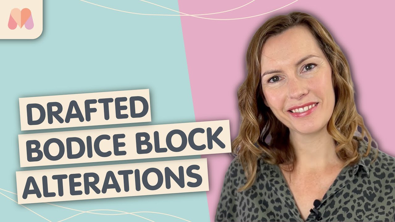 Pattern Drafting For Beginners Part 23 – Bodice Block Alterations - Fit ...