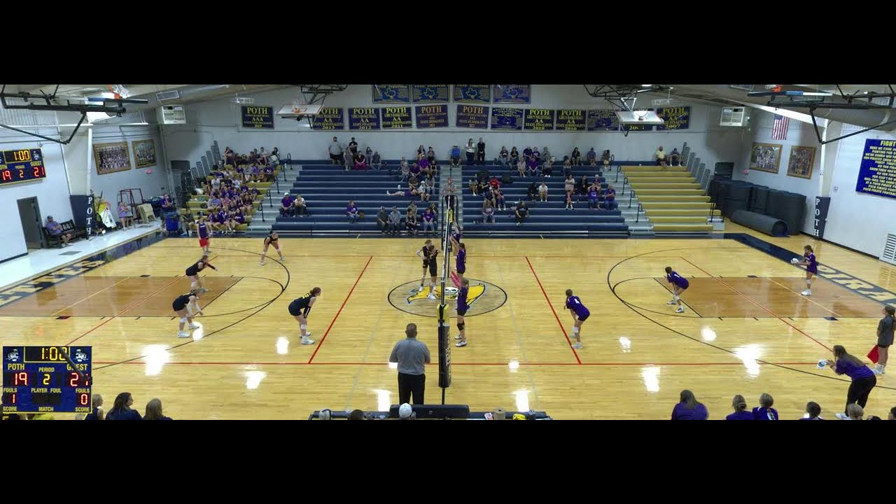 Poth vs stockdale jh Girls' Freshman Volleyball - YouTube