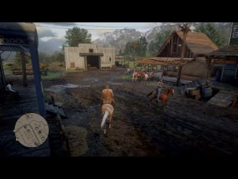 Red Dead Redemption 2 - Taking bath - YouTube