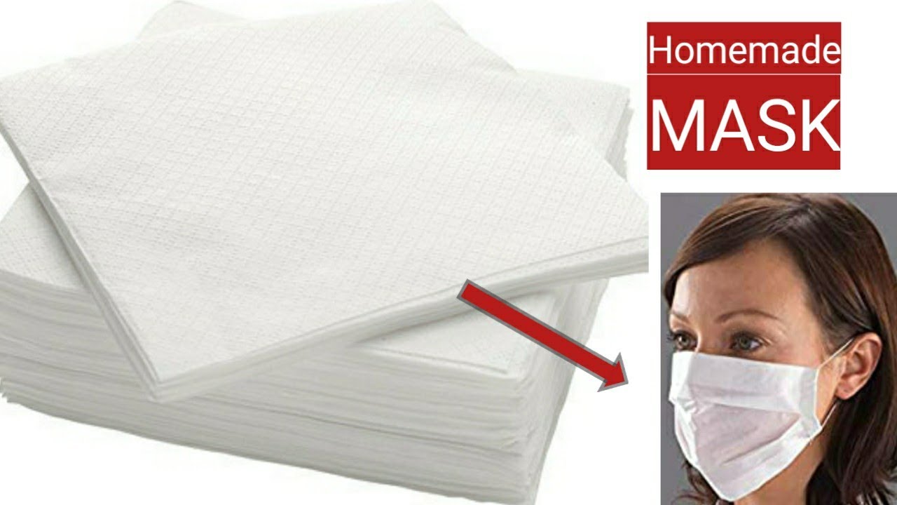 How to make face mask using tissue papers| Homemade face mask| DIY ...