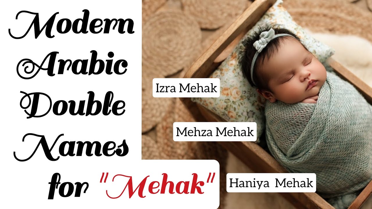 modern arabic girls double names for mehak/trending double names for ...