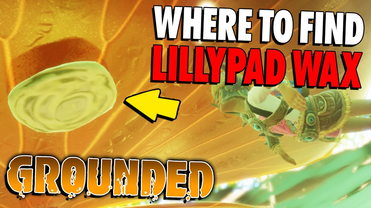 Where to find Lillypad wax in Grounded - YouTube