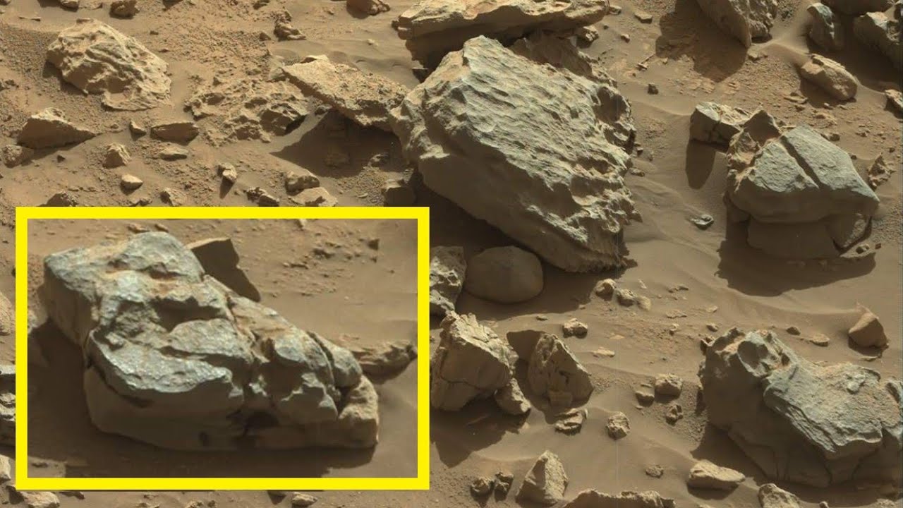 NASA Rover Curiosity Capture Mysterious Rocks Structures in the red ...