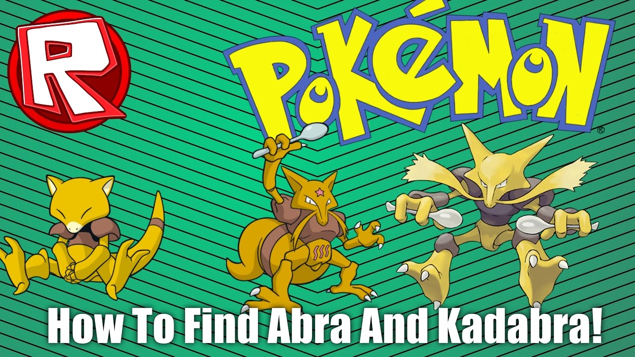 How to find Abra and Kadabra in Project Pokemon|ROBLOX| + Kadabra ...