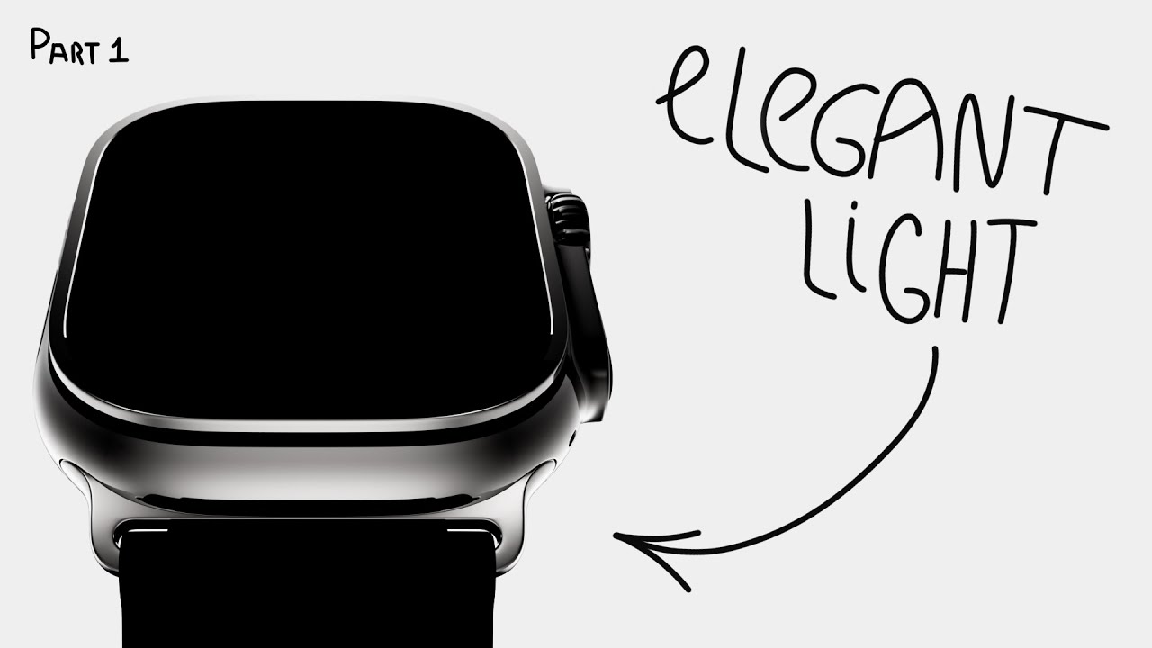 Apple product render Elegent light in Redshift (Part 1) - YouTube