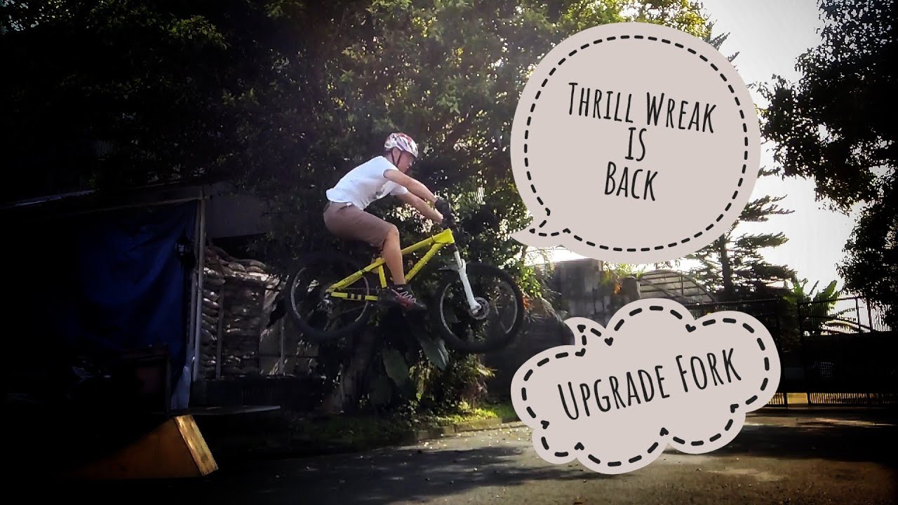 Upgrade Thrill Wreak dengan Fork RST Strom - YouTube