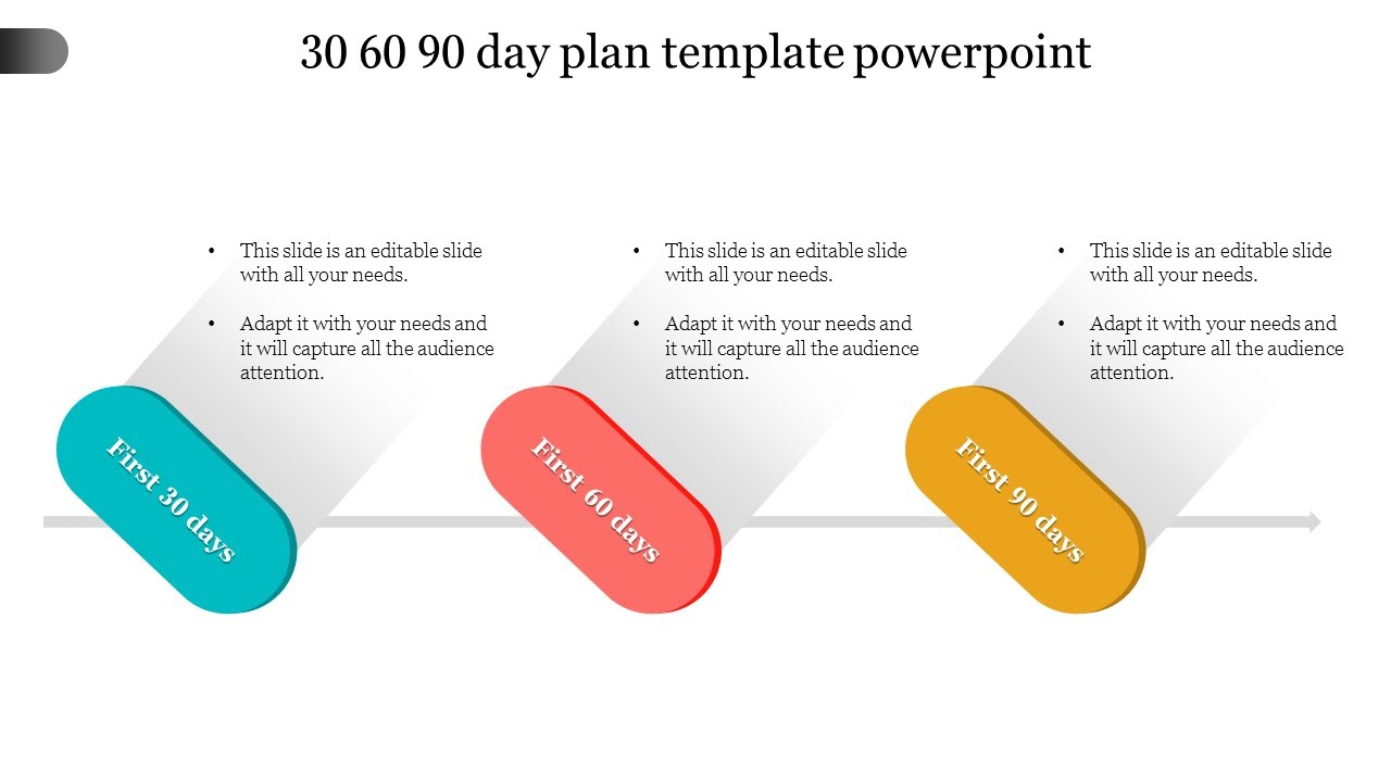 How To Do A 30 60 90 Day Plan Template In PowerPoint - YouTube
