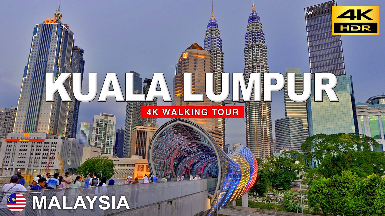 Kuala Lumpur – 4K Walk | KL’s Historic Heart to KLCC & Bukit Bintang ...