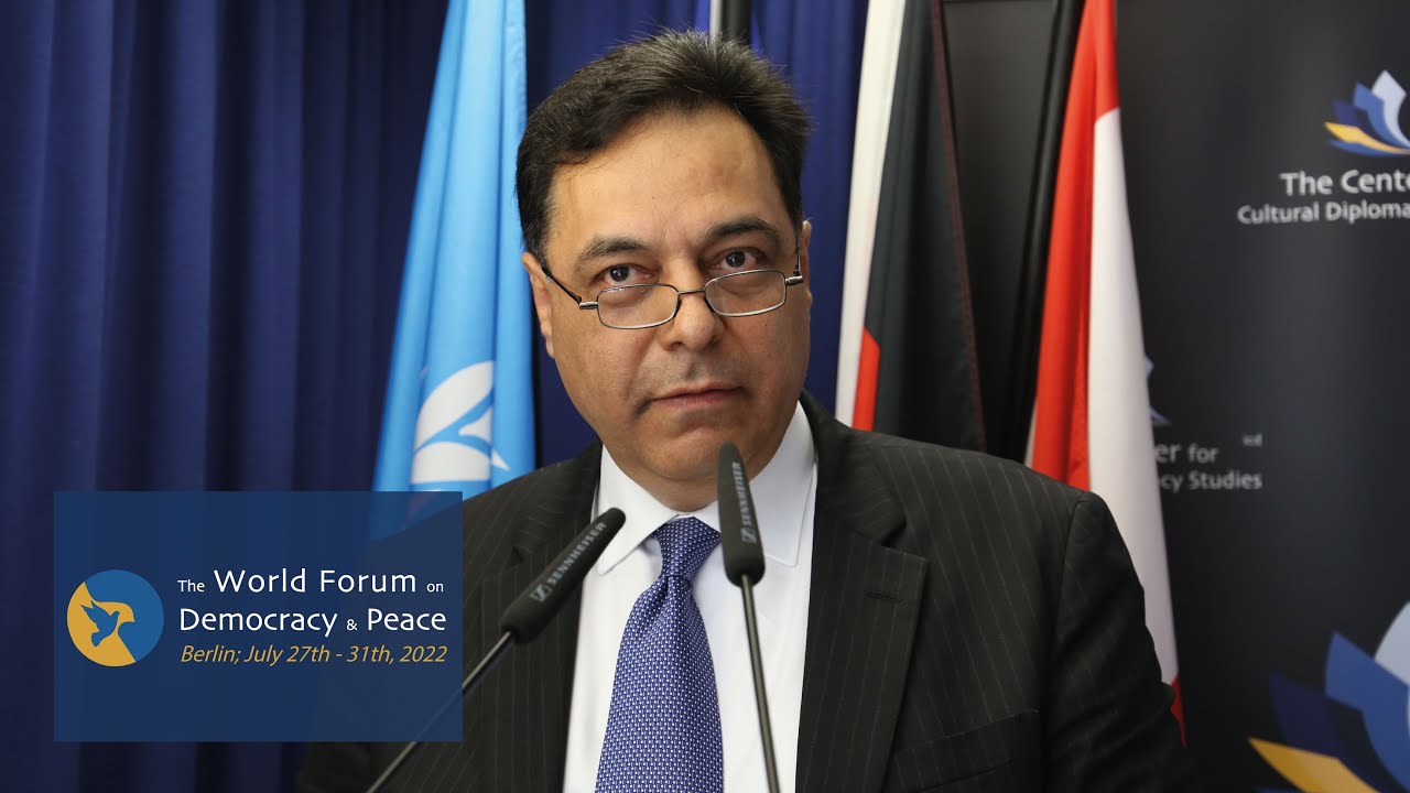 Hassan Diab (Prime Minister of Lebanon 2020-21) - Forum on Democracy ...
