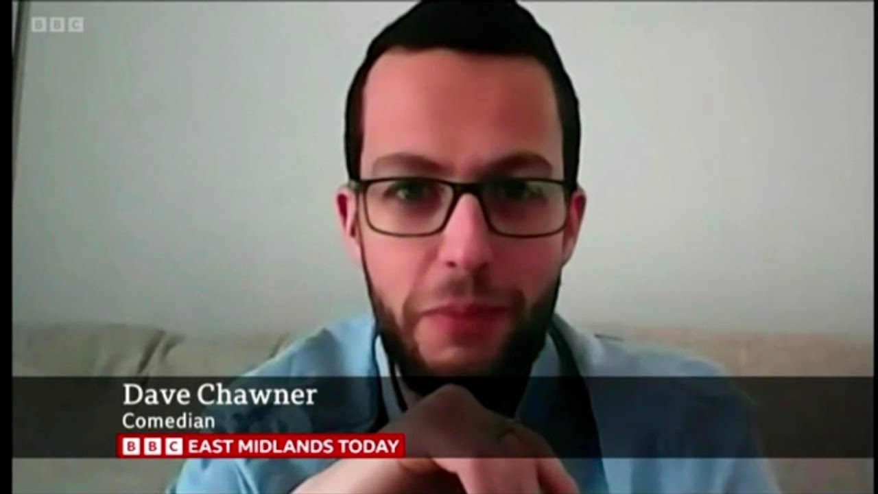 Dave Chawner - BBC East Midlands Today, Leicester Comedy Fest - YouTube