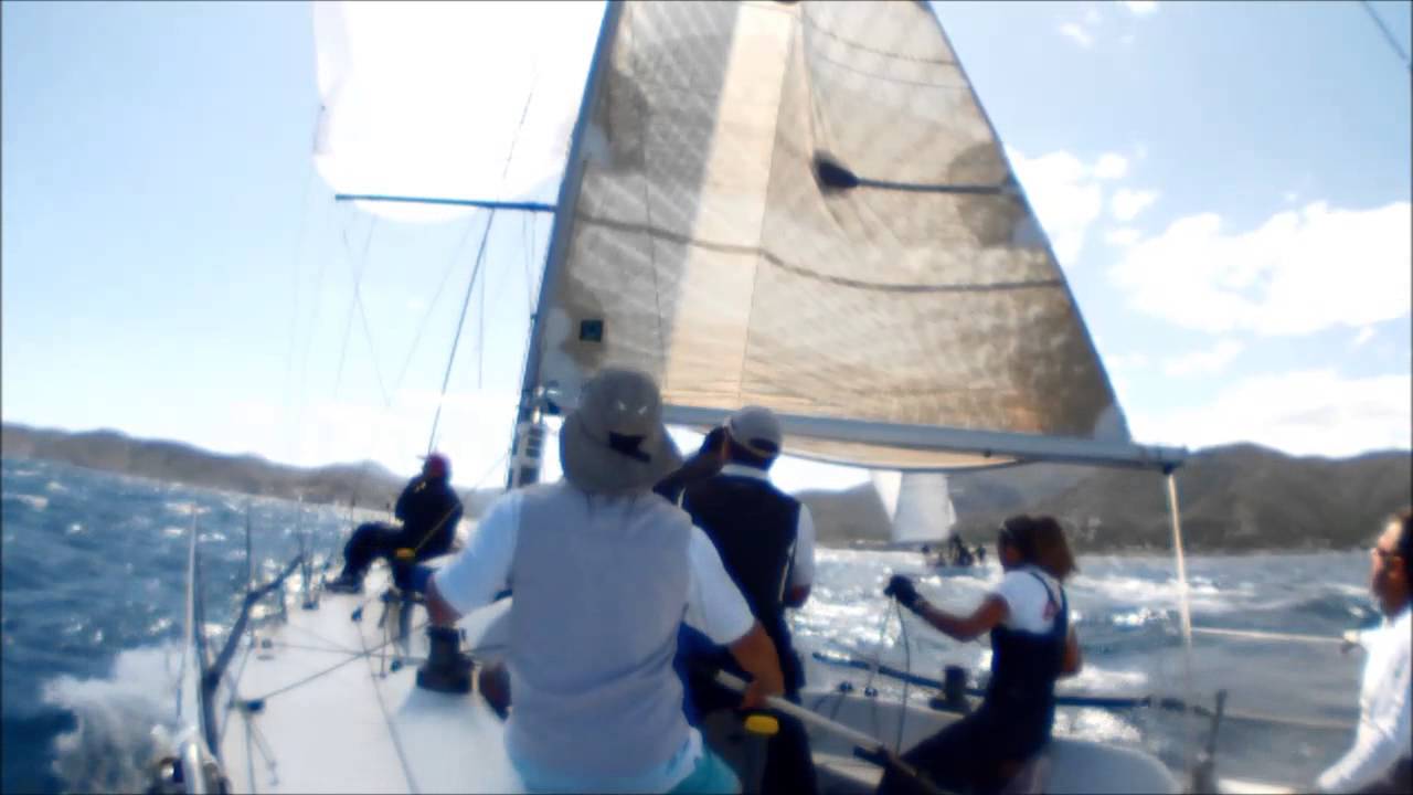 Chinese Gybe A35 Rebufff Copa Port de la Selva 2011 - YouTube