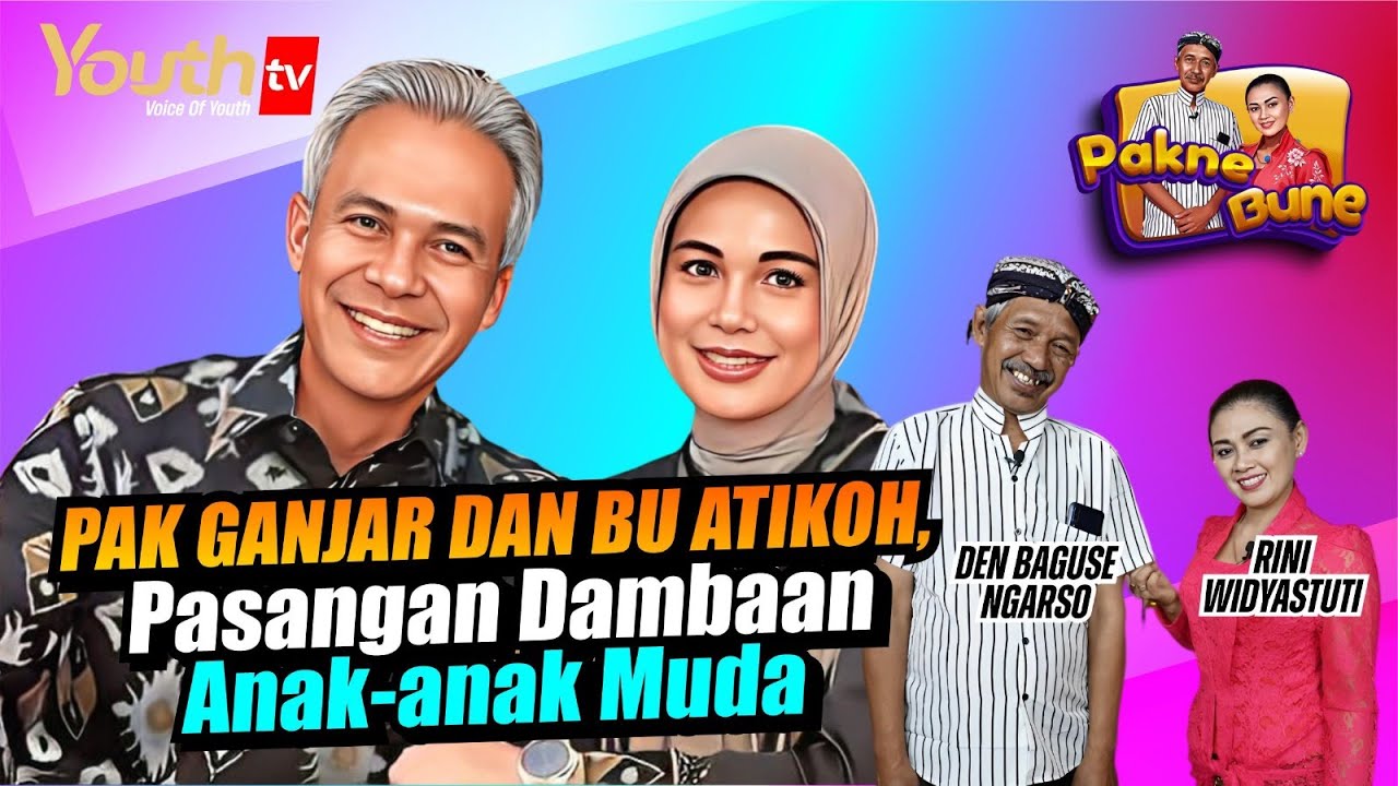 PAK GANJAR DAN BU ATIKOH, PASANGAN DAMBAAN ANAK-ANAK MUDA | Den Bagus ...