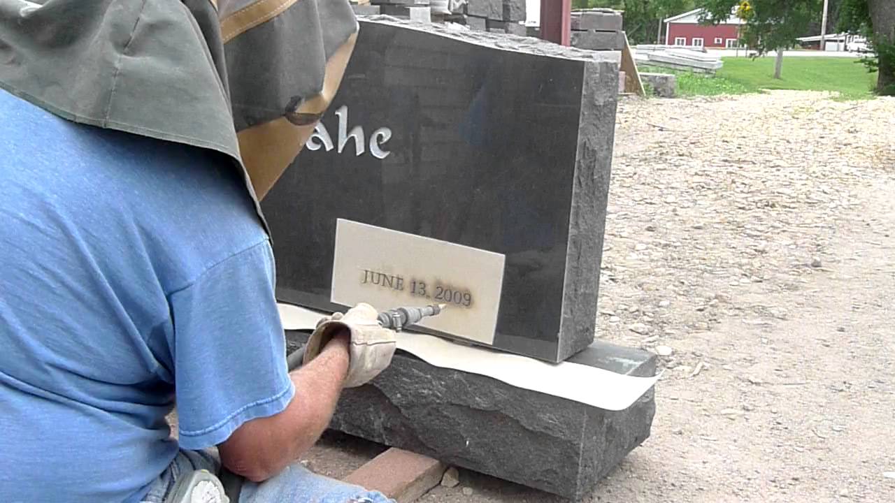Example of Cemetery Lettering - YouTube