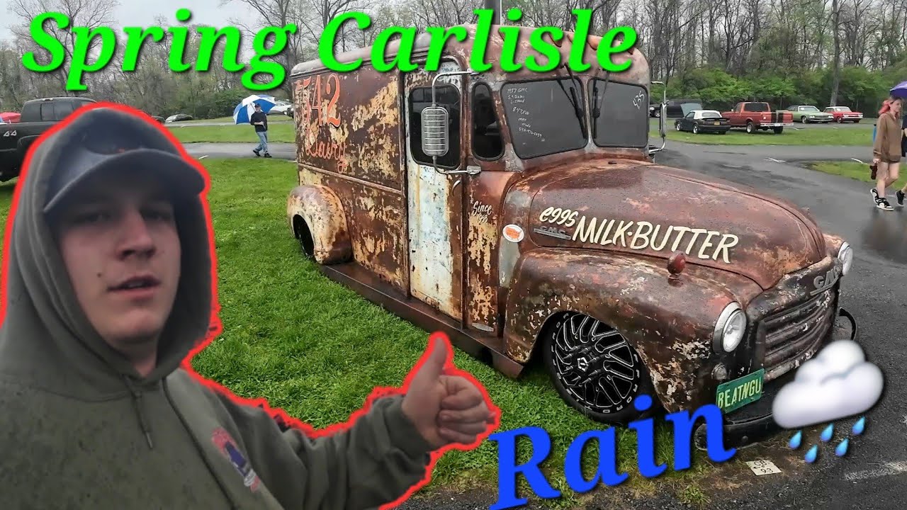 Rainy day at Spring Carlisle 2025 - YouTube