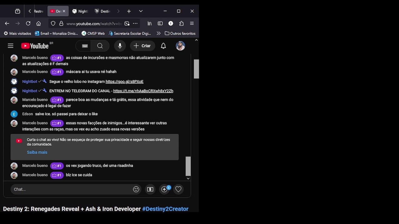 Destiny 2: Renegades Reveal + Ash & Iron Developer #Destiny2Creator - YouTube