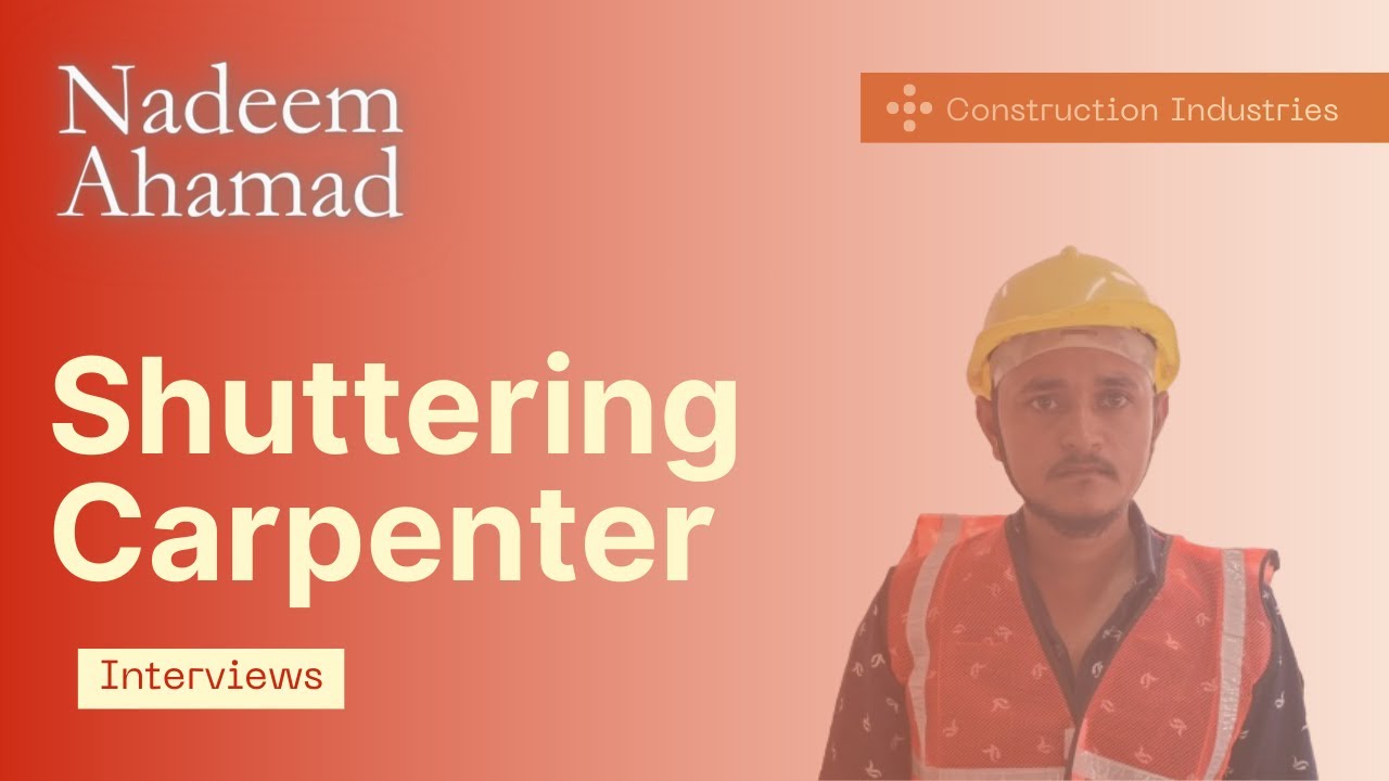 Shuttering Carpenter Trade Test | Carpenter working video for Romania # ...