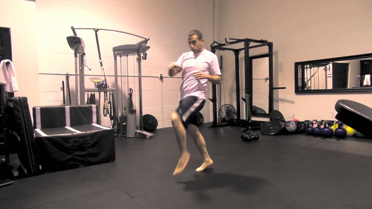 Dynamic Knee Ups - YouTube
