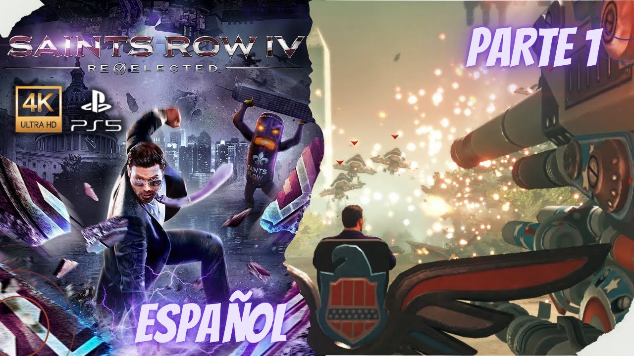 Saints Row IV: Re-Elected PS5 Juego Completo Parte 1 - YouTube