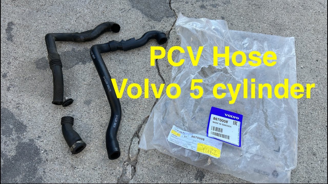 Volvo PCV hose on 5 cylinder gas engines. Check yours! - YouTube
