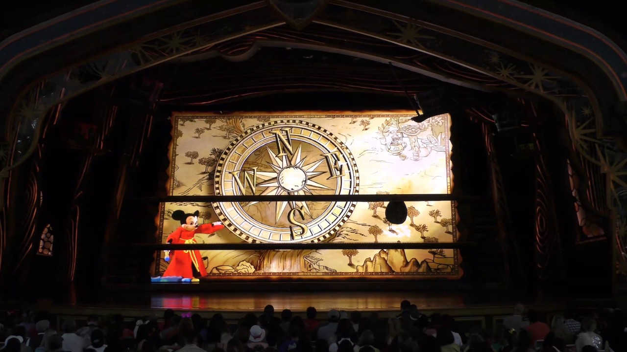 Mickey and The Magical Map Live Musical Stage Show in Full Center POV ...