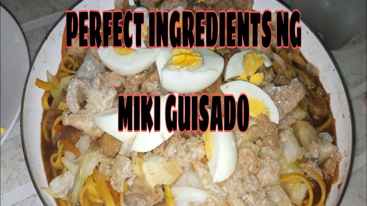 HOW TO MAKE MIKI GUISADO NOODLES?ANO ANG MURANG REKADO NG MIKI?#noodles ...