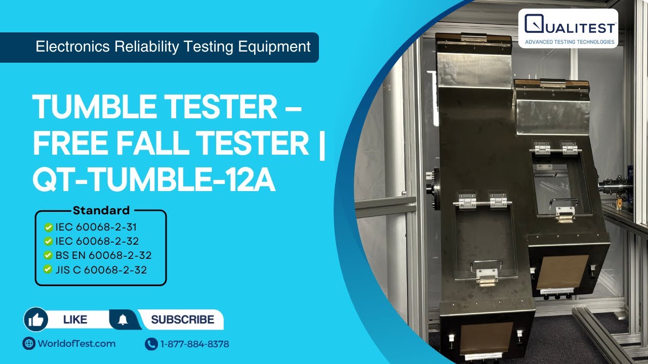 Tumble Tester - Free Fall Tester | QT-Tumble-12A - WorldofTest.com ...