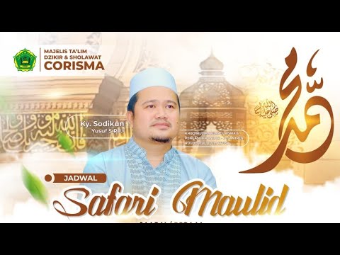 🔴LIVE RUTINAN CORISMA Safari Maulid Musholla Nurul Yatim Sikanco {Kyai ...