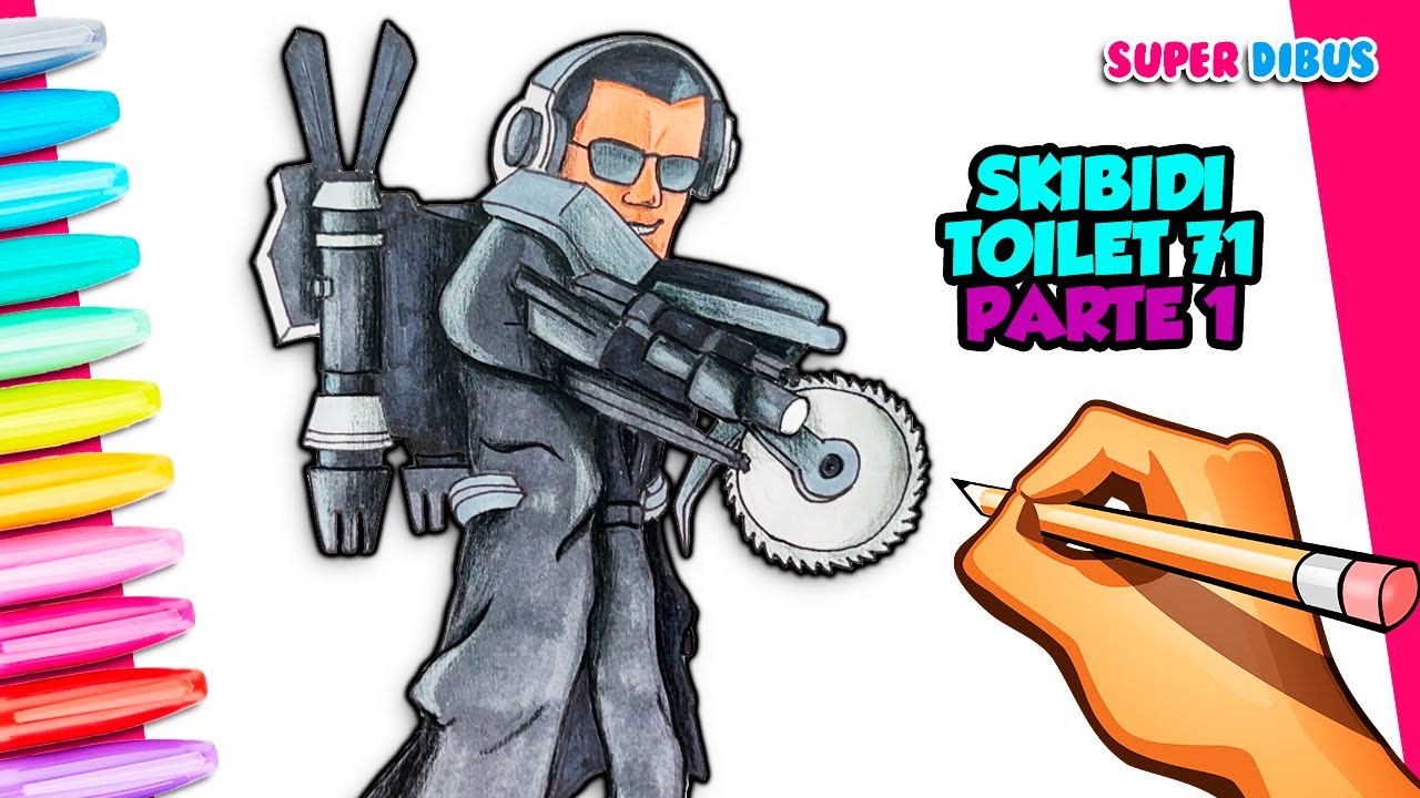 Como Dibujar el TOILET MUTANTE MEJORADO CON SIERRA | Skibidi Toilet ...