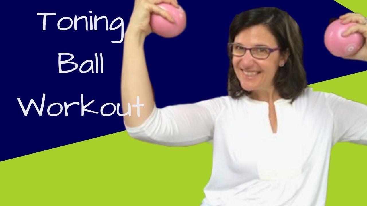 PILATES TONING BALL WORKOUT | ARM TONING WORKOUT AT HOME - YouTube