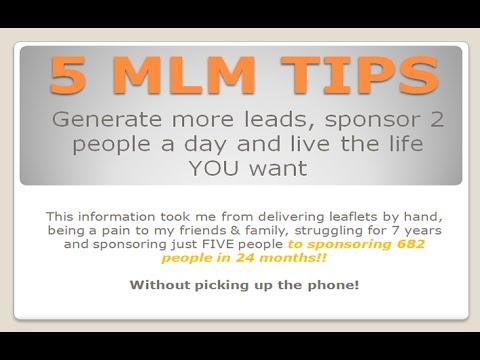 5 MLM Tips To Prosper In Your Business - YouTube