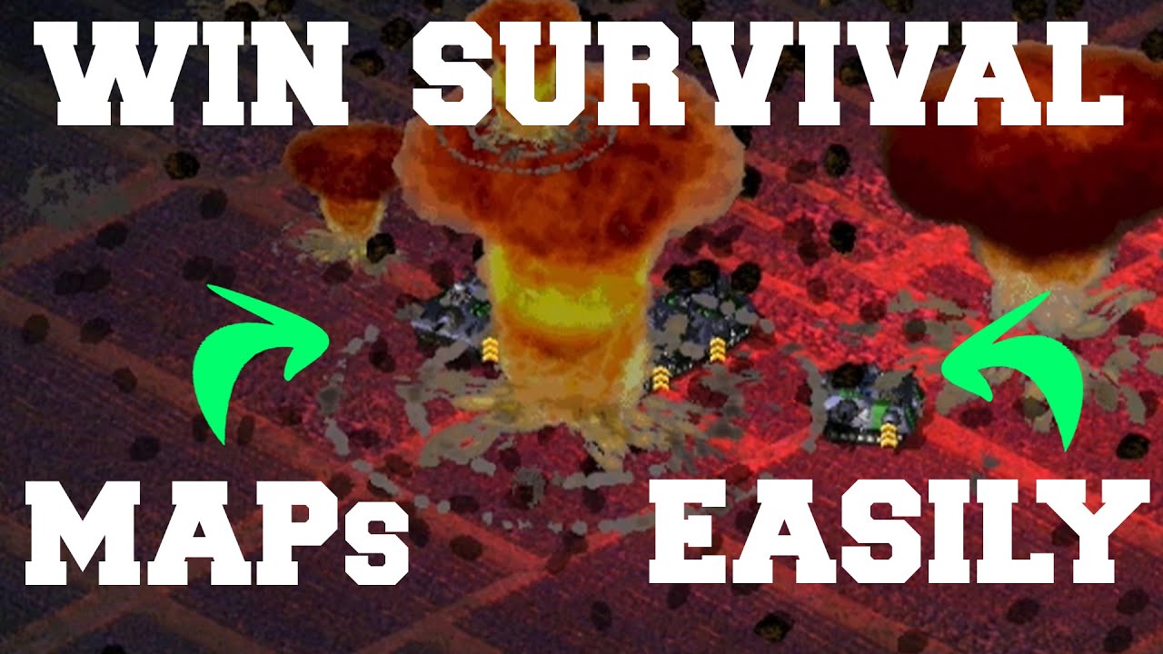 red alert 2 - how to WIN survival maps like a PRO // Full Guide for new ...