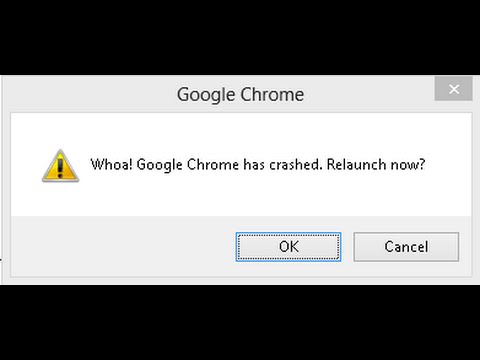 How to fix Whoa! Google Chrome has crashed Relaunch Now? with 3 simple ...