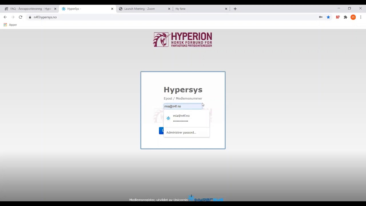Del 1: Hvordan logge inn på Hypersys - YouTube