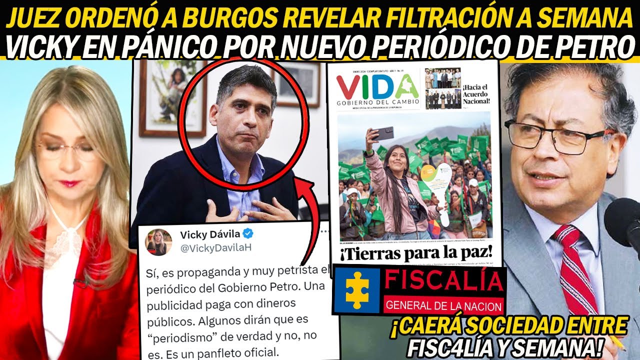 ¡VICKY EN PÁNIC0! JUEZ ORDENÓ A FISC4L REVELAR FILTRACIONES A SEMANA ...