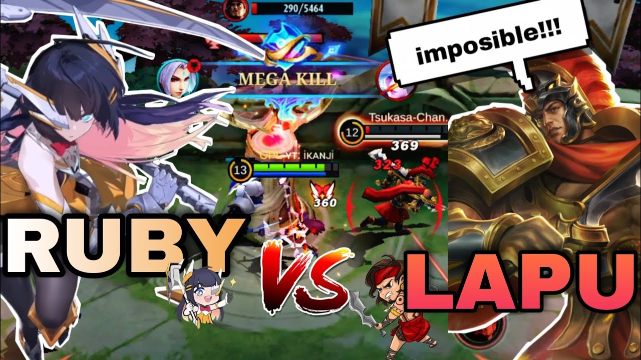 NEW BUILD 2023 FOR RUBY TO COUNTER LAPU AT EXP LANE | RUBY GAMEPLAY ...