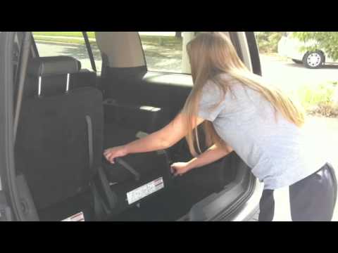 2011 Ford Flex Rear Folding Seats - YouTube