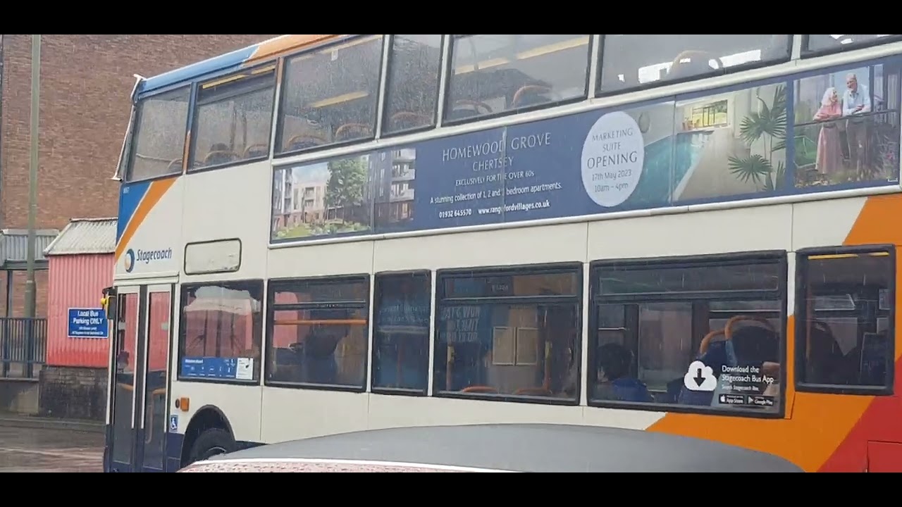 Here is the stagecoach bus 18187 on the number 1 in Guildford Saturday ...