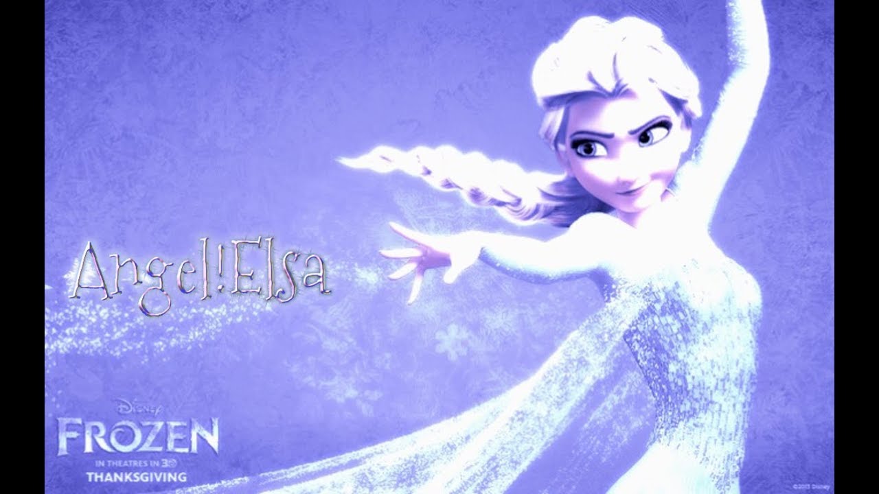 NEW Angel!Elsa - Let It Go (Animated & In Real Life) [Frozen] - YouTube