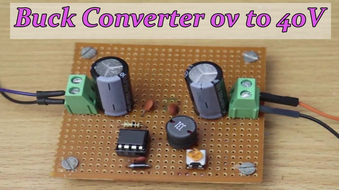 How To Make DC buck Converter 0v to 40V Using MC34063|| @ET Electrical Tech - YouTube