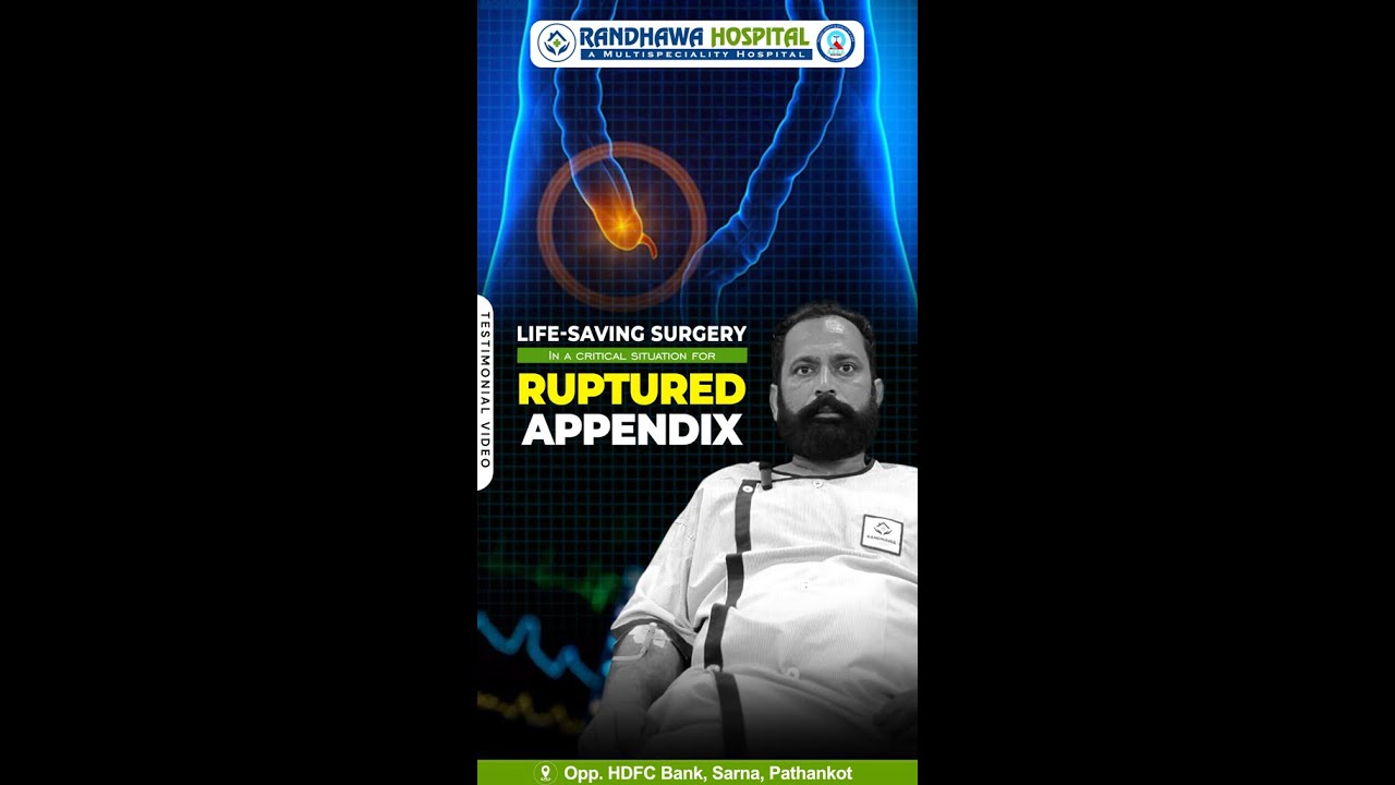 Critical Ruptured Appendix Surgery Saves Jiwan's Life - Thanks to ...