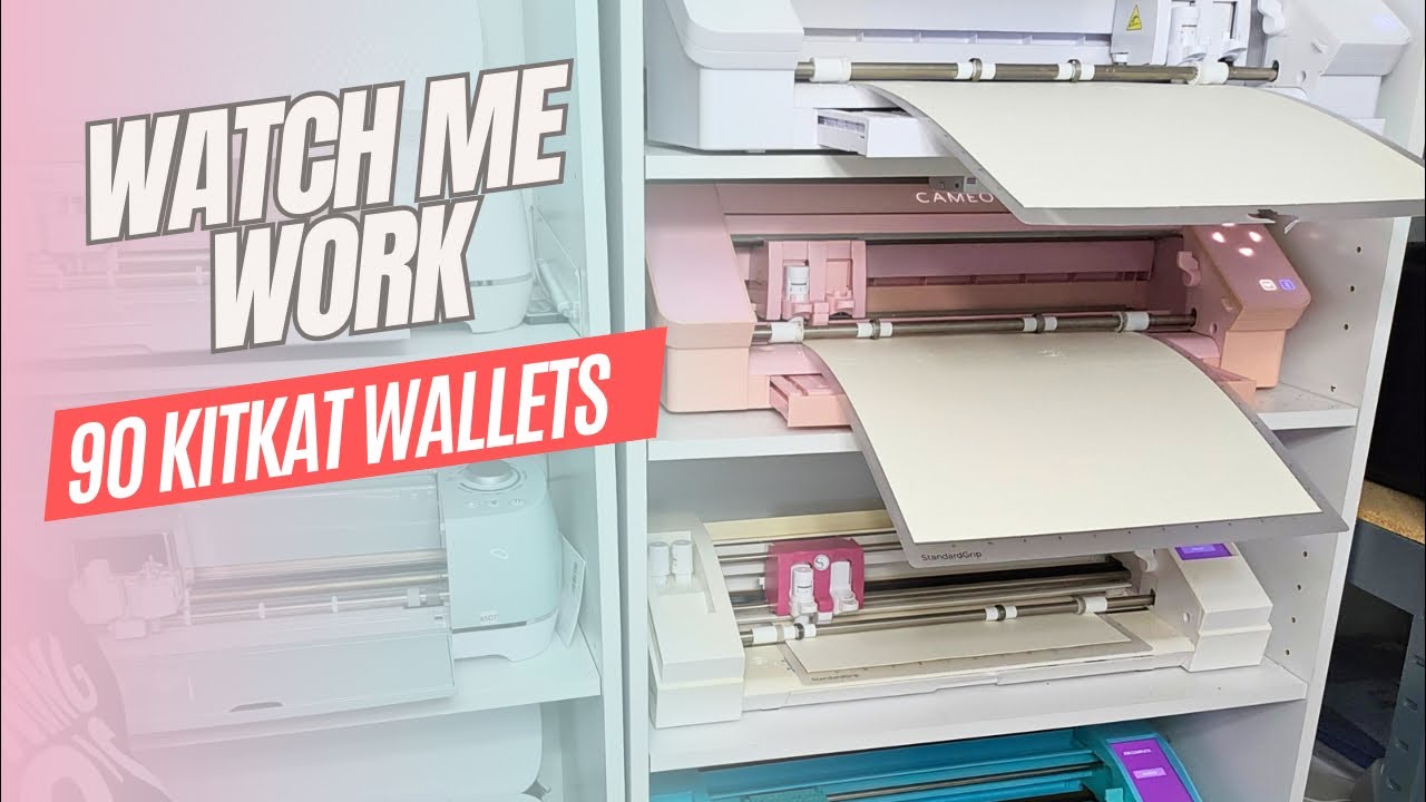 Watch Me Work on 90 KitKat Wallets - YouTube