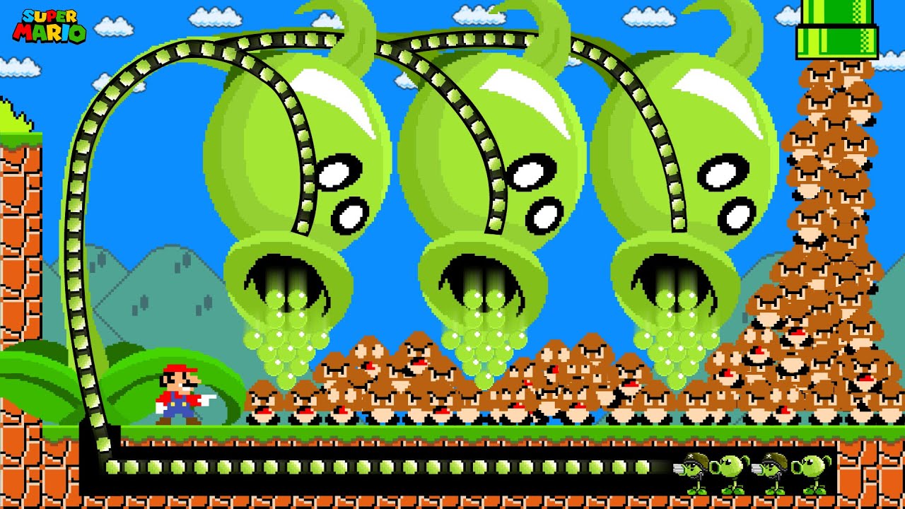 Mario and Strongest Fusion Plant. Vs. Super Mario Bros. (Plants Vs ...